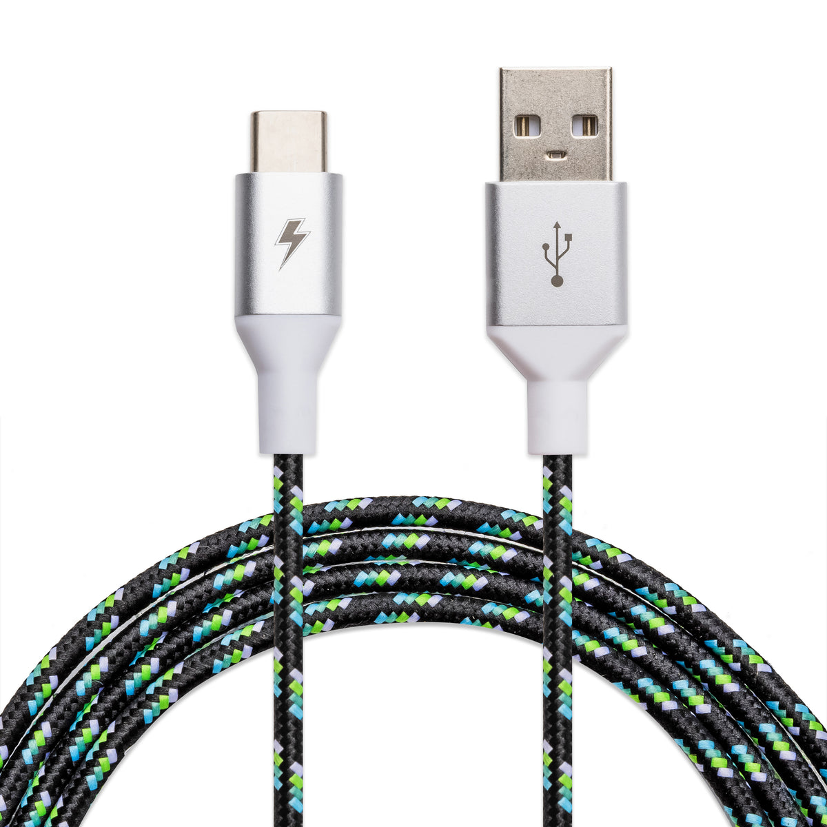 Black Ice USB-C to USB-A Cable – Charge Cords